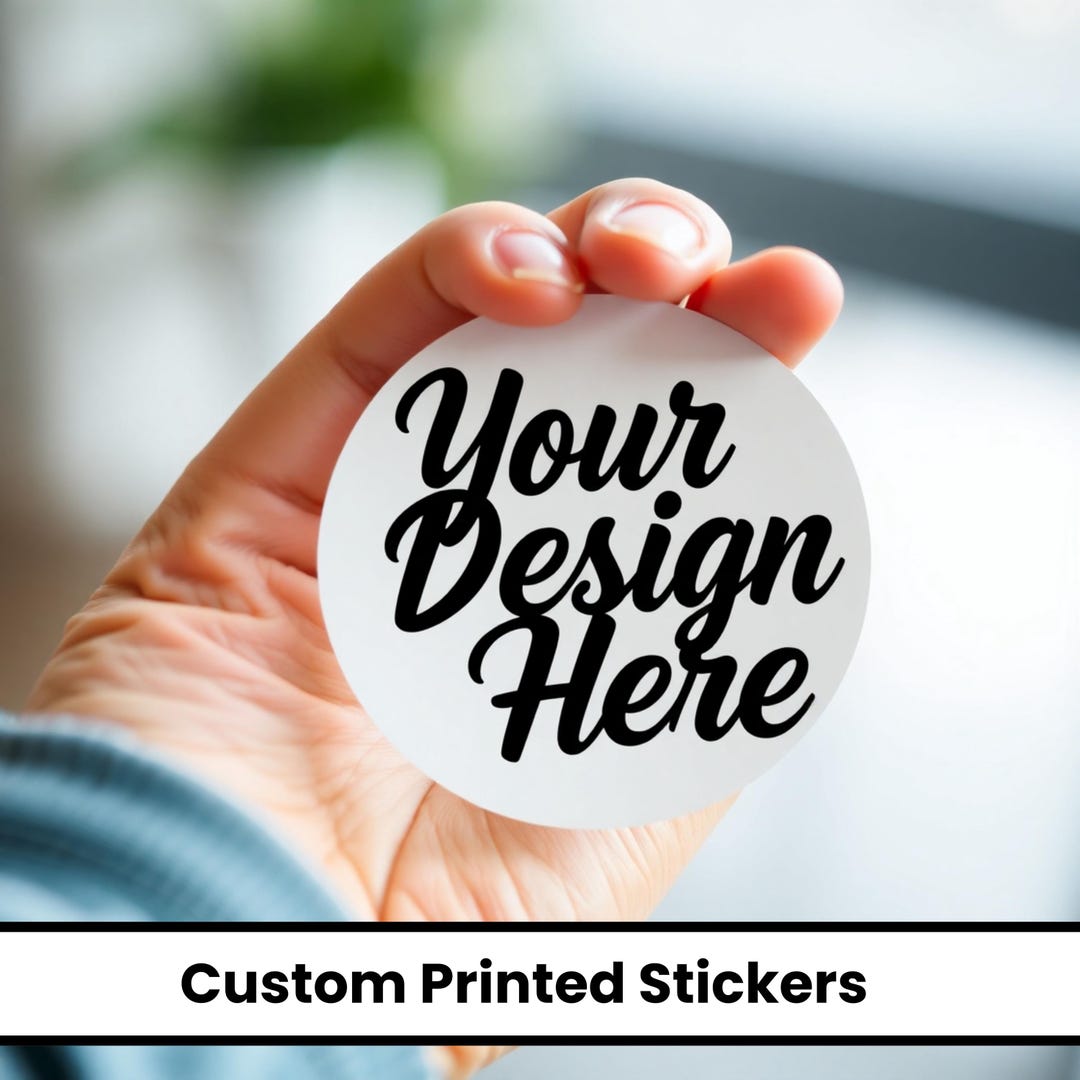 Your Text Here Sticker PNG, Custom Sticker With Your Design, Create ...