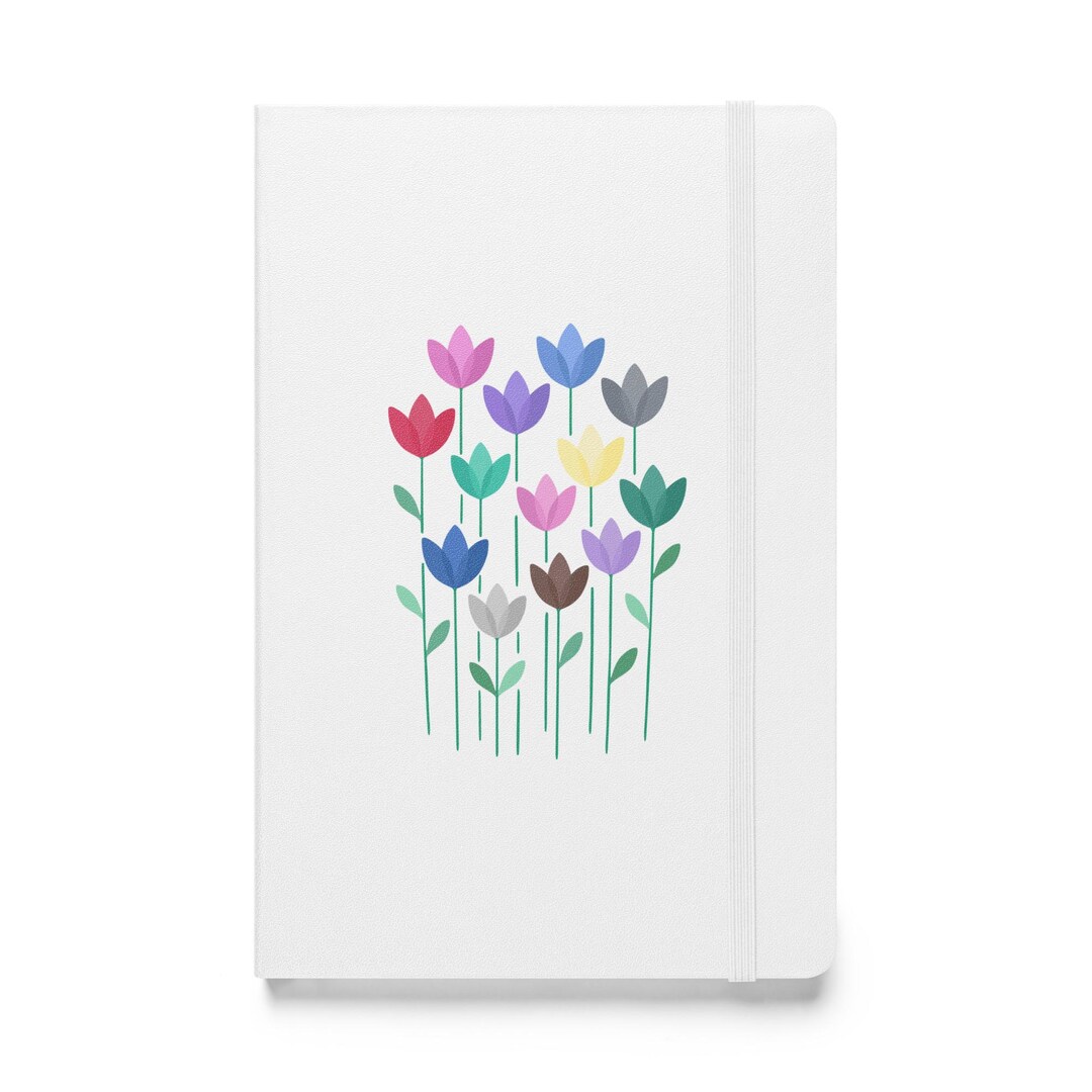 Summer Color Palette Notebook – Floral Hardcover Journal for Color ...