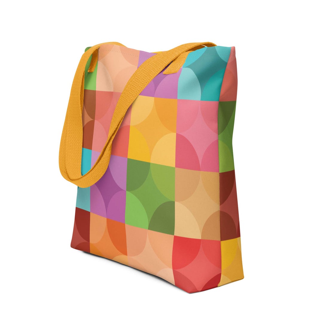 Spring Color Palette Tote Bag - Warm Seasonal Swatch Bag for Style and ...