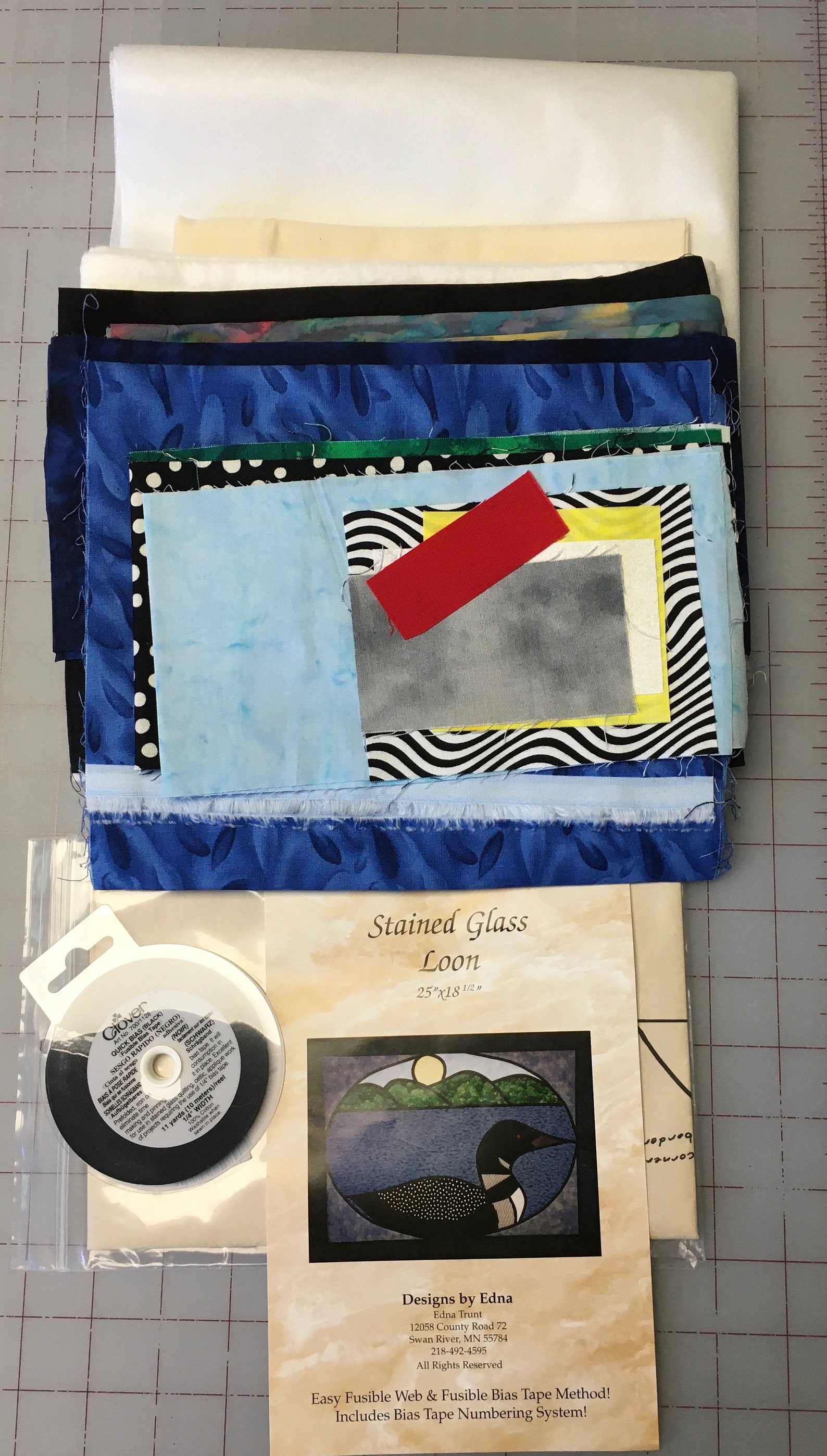 Stained Glass Loon Kit by Designs by Edna Smoke Free/pet Free - Etsy