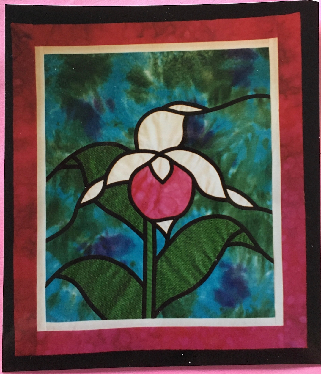 Lady Slipper Wall Hanging Applique Kit Designed by Sandra Dockstader ...