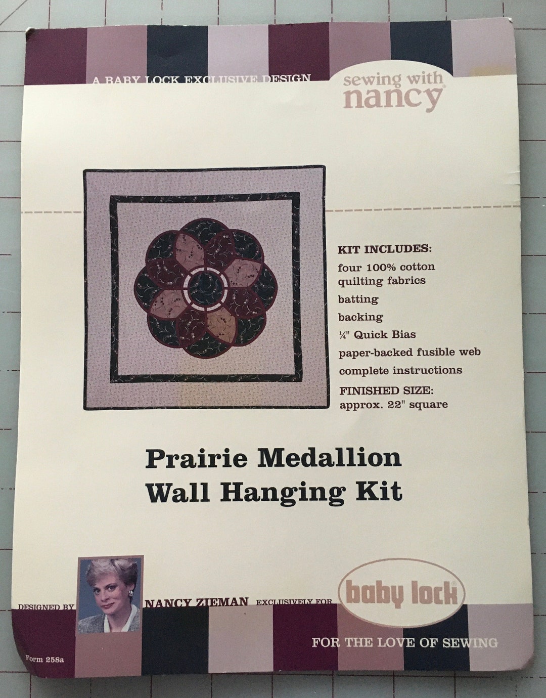 Prairie Medallion Wall Hanging Fabric Applique Kit (sewing With Nancy ...