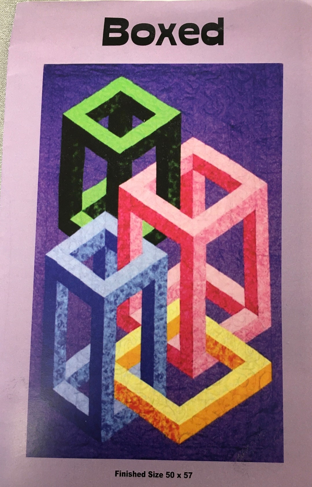 3-dimensional BOX Quilt Kit by Quilters Clinic - Etsy