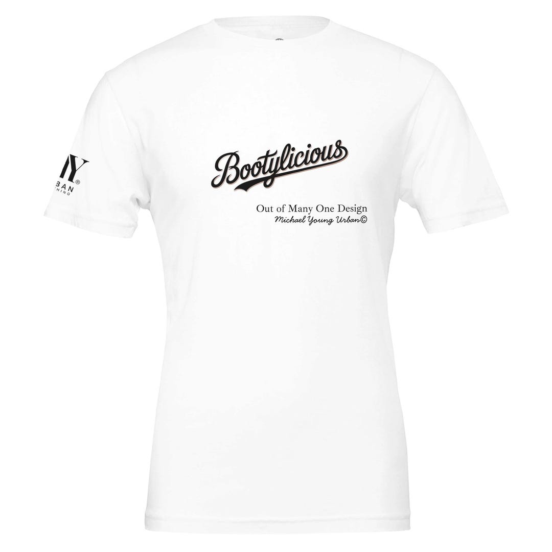 Bootylicious (black Ink Caption Design) - Premium Unisex Crewneck T ...