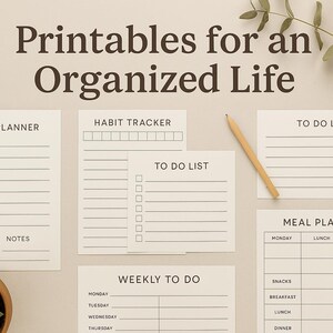 Printable Checklists | Organization | Productivity Tools | Life ...