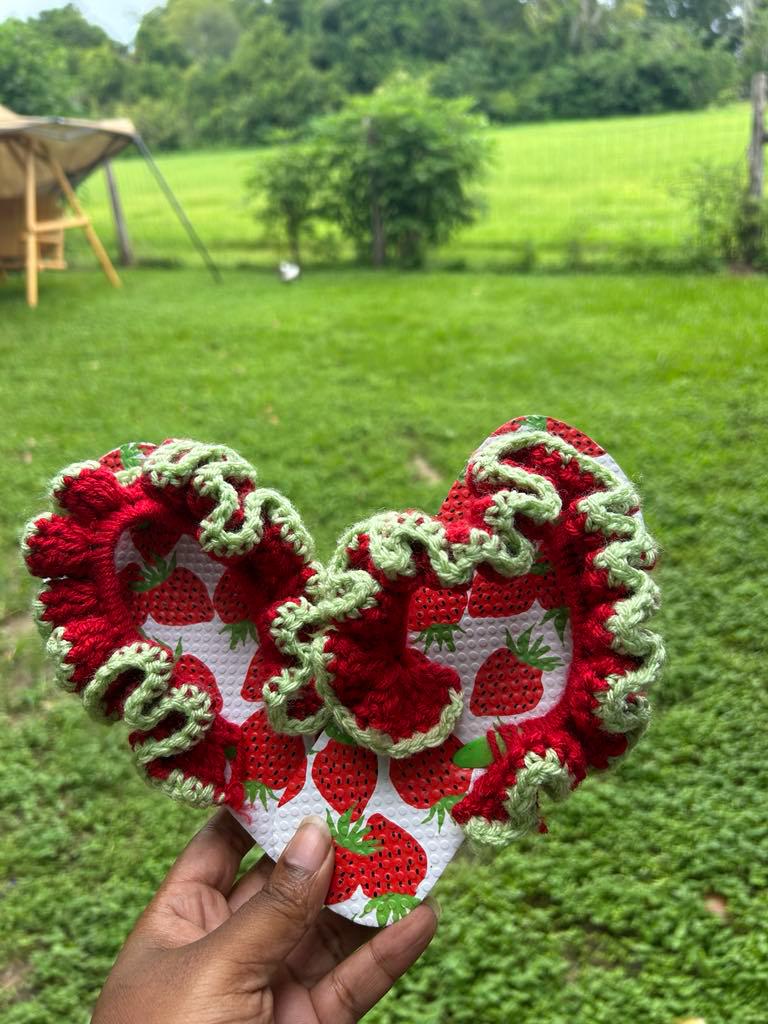 Crochet Ruffle Flip Flops - Etsy