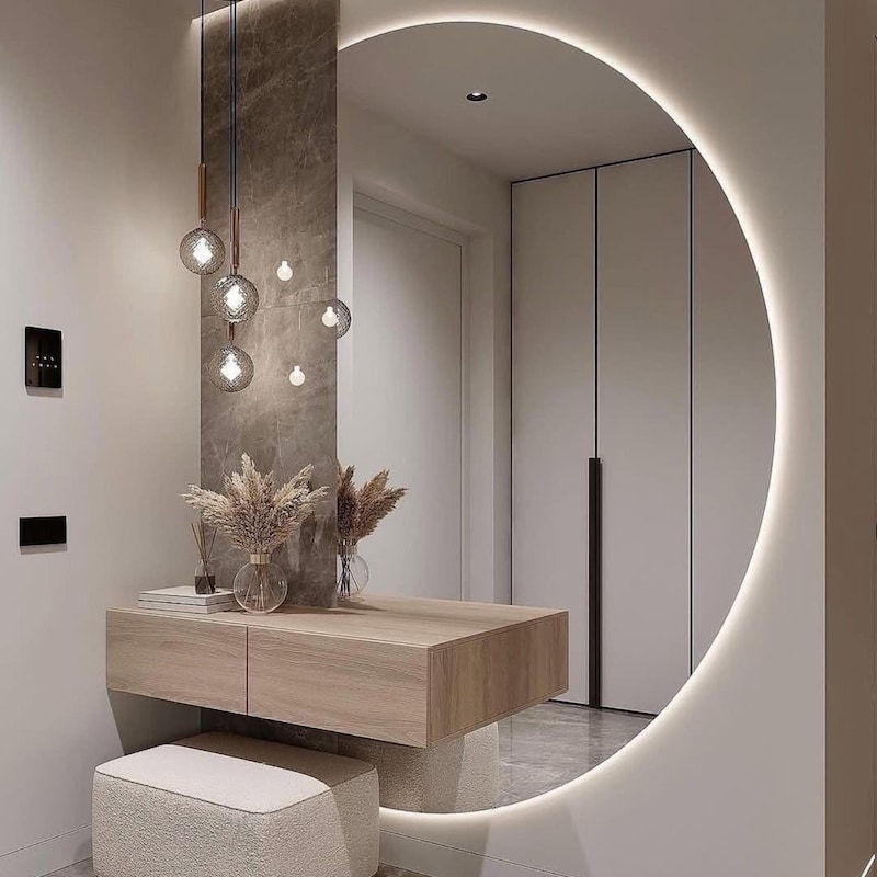 Hallway Console and Mirrors - Etsy UK