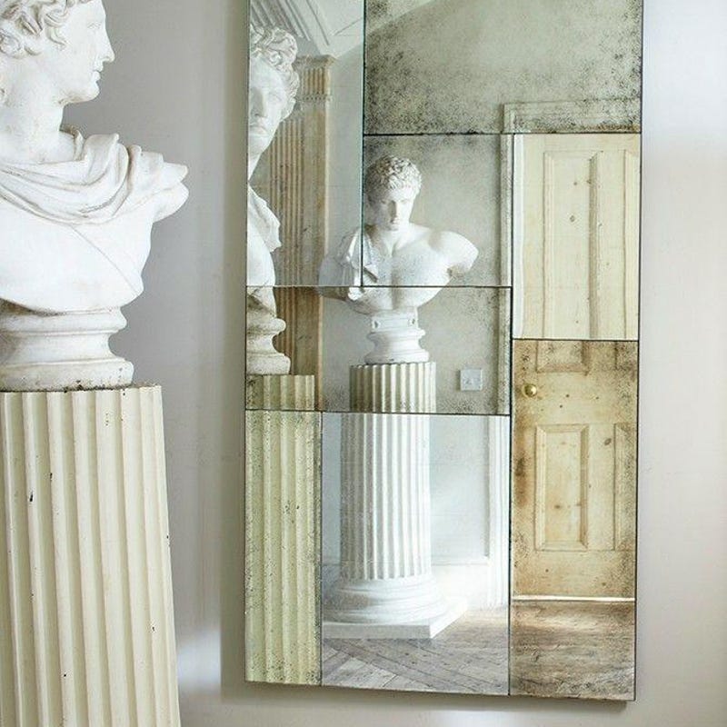 Antique Mirror Panel - Etsy