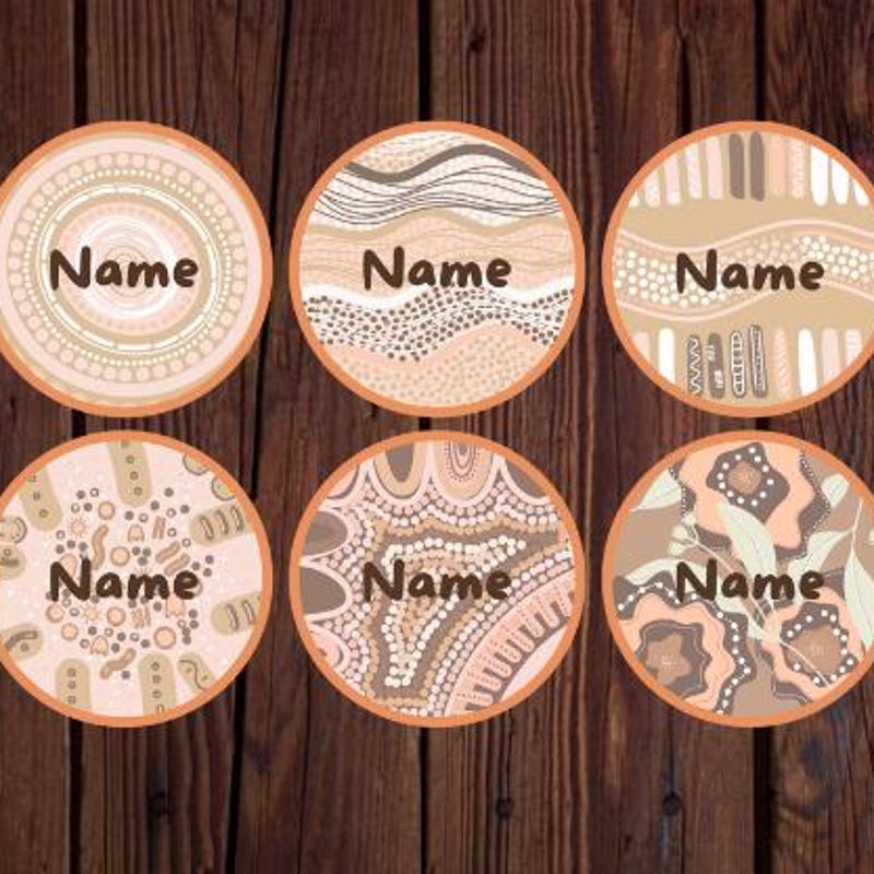 Name Tags Aboriginal - Etsy Australia