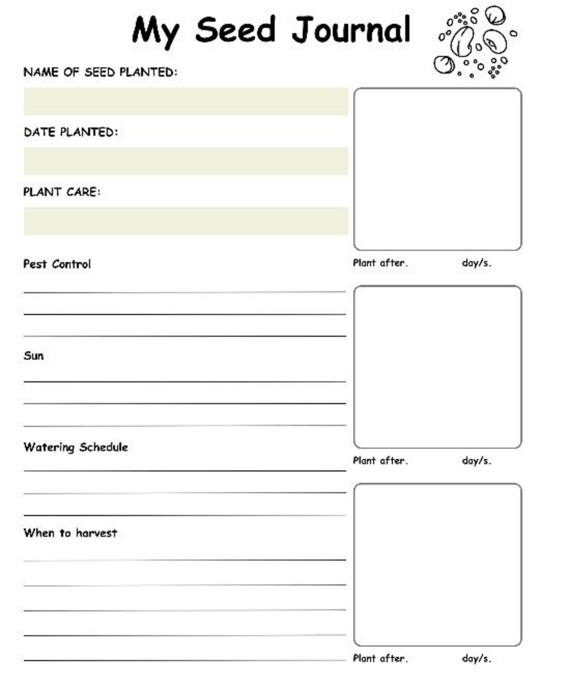 Kids Activity Planner Bundle: 20 Printable Learning Activities (ages 4 ...
