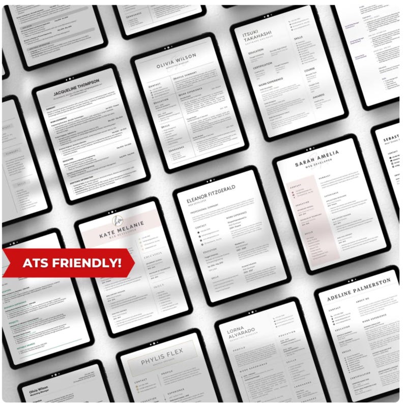 50 Editable Resume & CV Templates 2026 | Instant Canva Download for ...