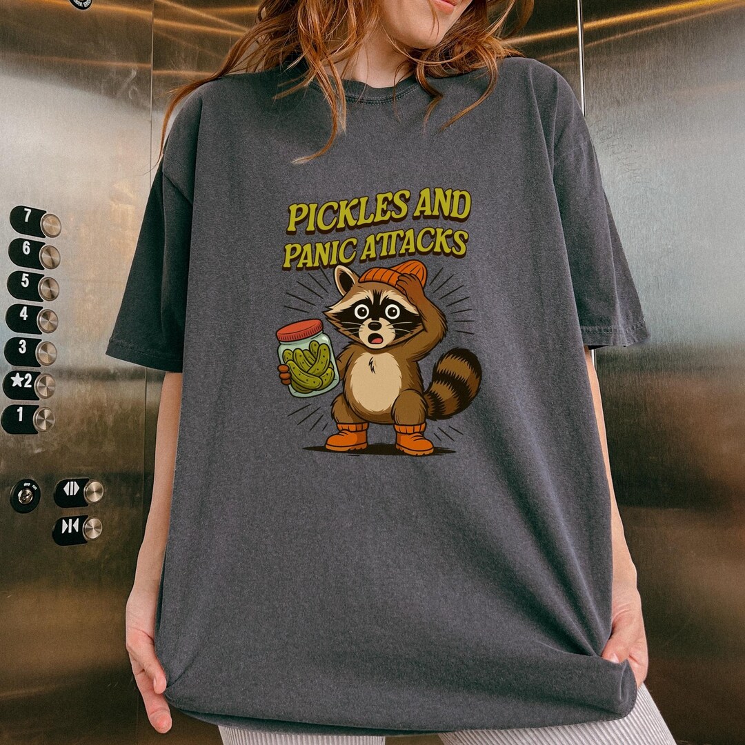 Comfort Colors® Pickles and Panic Attacks Shirt, Mental Health T-shirt ...