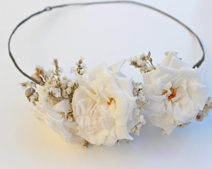 Ethereal Rose Flower Crown - Etsy