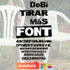 DTMF Font, Tipografia DTMF, Debi Tirar Mas Fotos Font, Puerto Rico Font, OTF File - Etsy