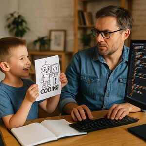 25 STEM Coloring Pages for Kids – Printable Coding & Computer Science ...