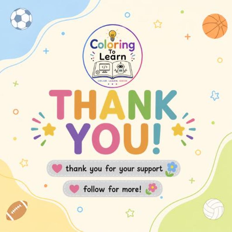 30 Sports Coloring Pages for Kids – Printable Sports Learning Activity ...