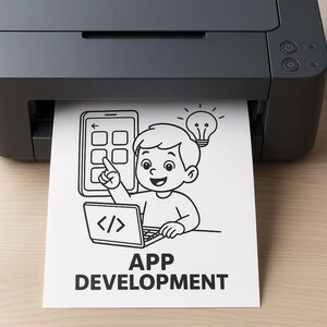 25 STEM Coloring Pages for Kids – Printable Coding & Computer Science ...