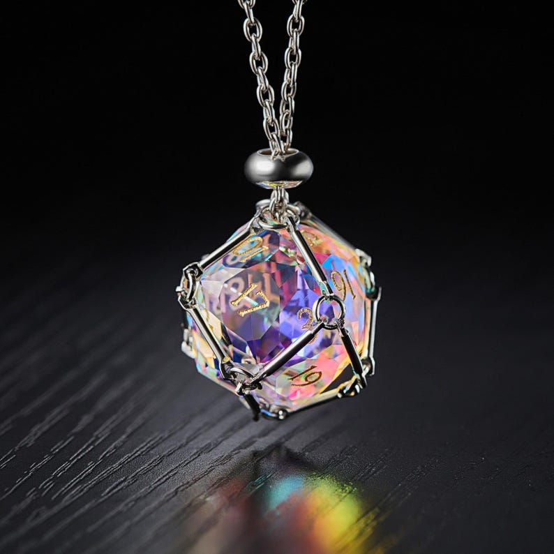 Multifaceted Fantastic Glass Dnd D&D Dice Set - Etsy