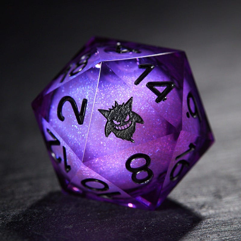 Crystal Rpg Dice - Etsy