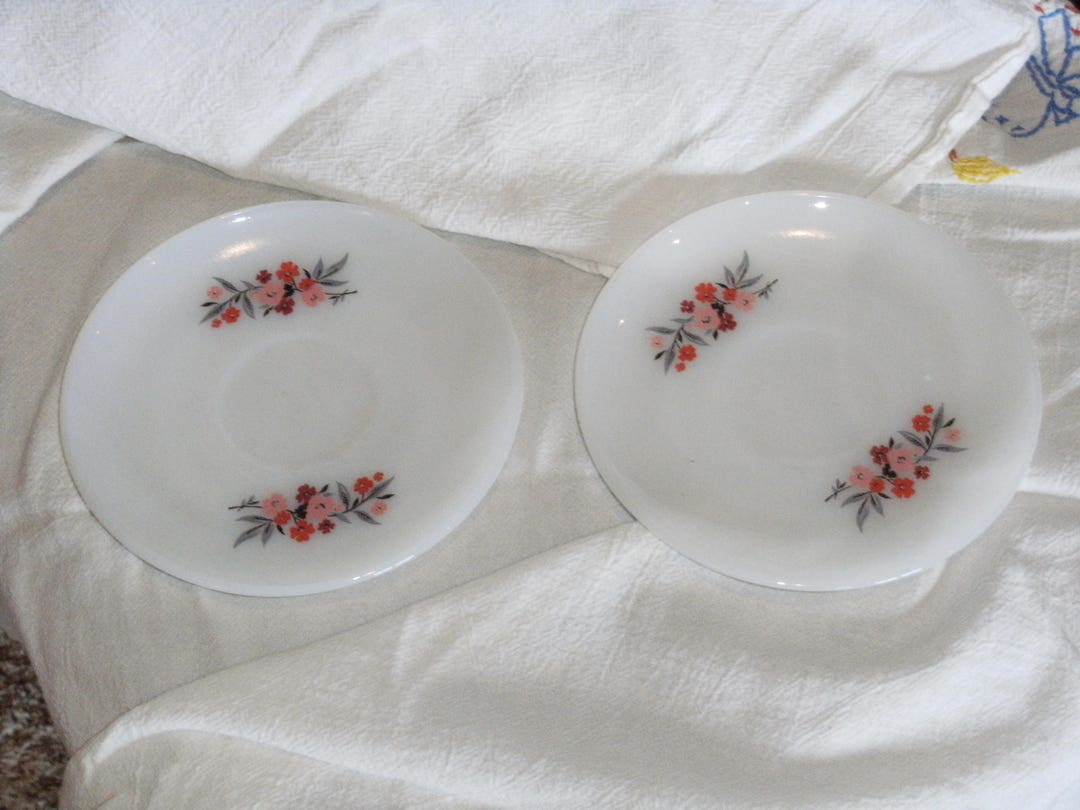Vintage Fire King Primrose Saucer - Etsy