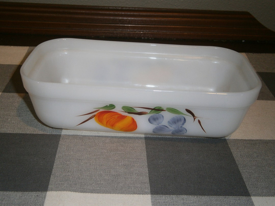 Vintage Bartlett Collins Fire King Refrigerator Dish - Etsy