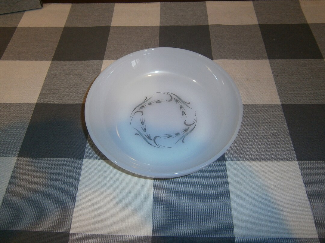 Vintage Fire King Suburbia Harvest Gray Wheat Coup De Soup - Etsy