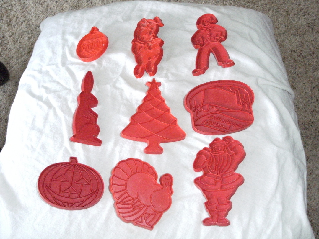 Vintage Red Cookie Cutters - Etsy