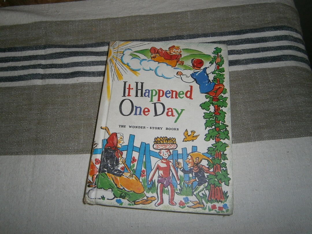 Vintage Book It Happened One Day - Etsy