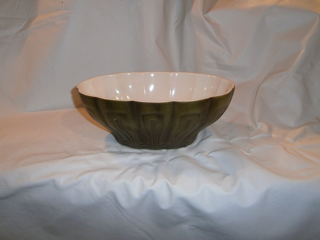 Vintage Haeger Green Planter - Etsy