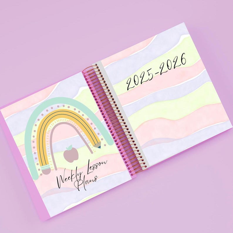 2024-2025 Elementary Teacher Planner – Printable Lesson Plans, Student ...