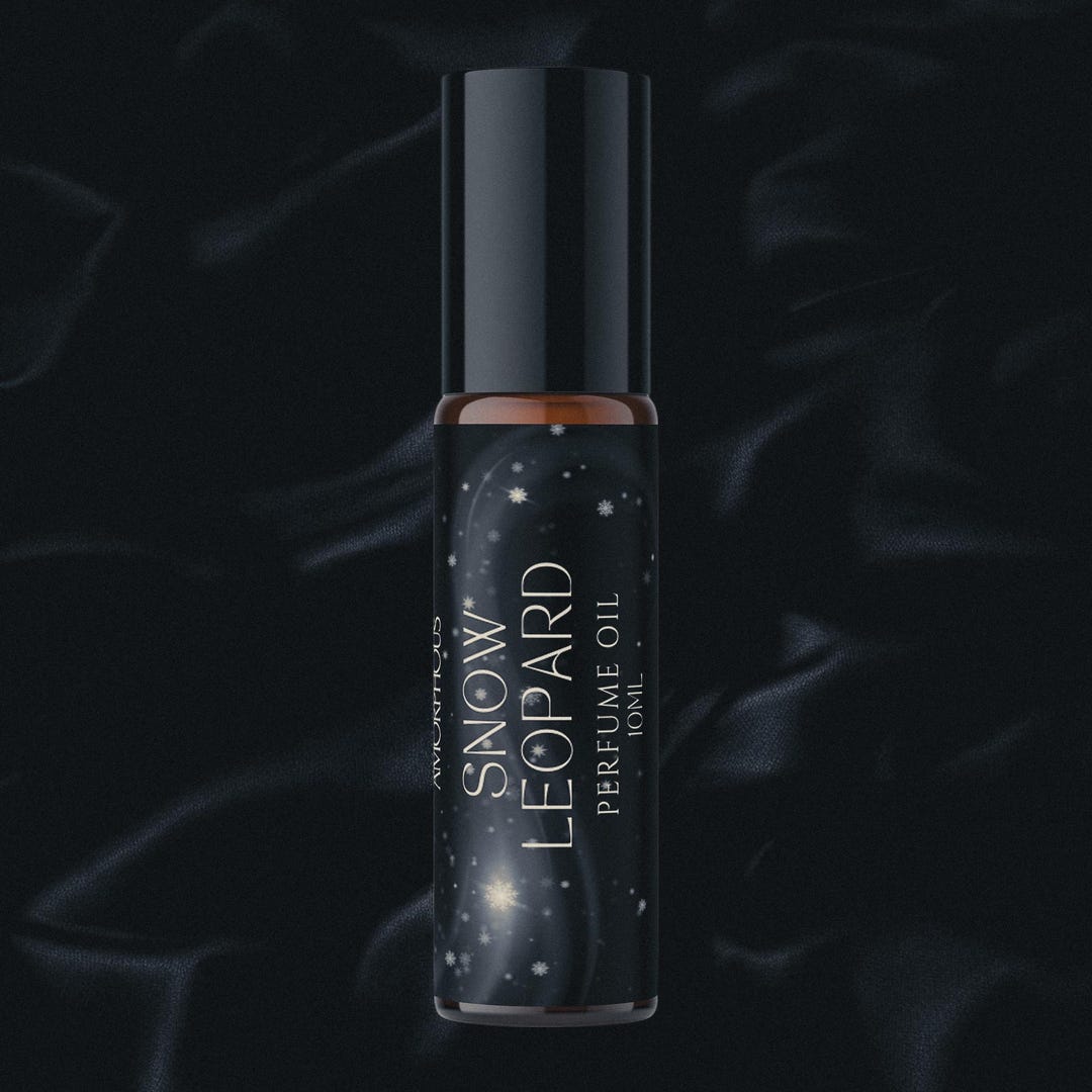 Snow Leopard Perfume Oil | Sandalwood and Patchouli Perfume - Etsy