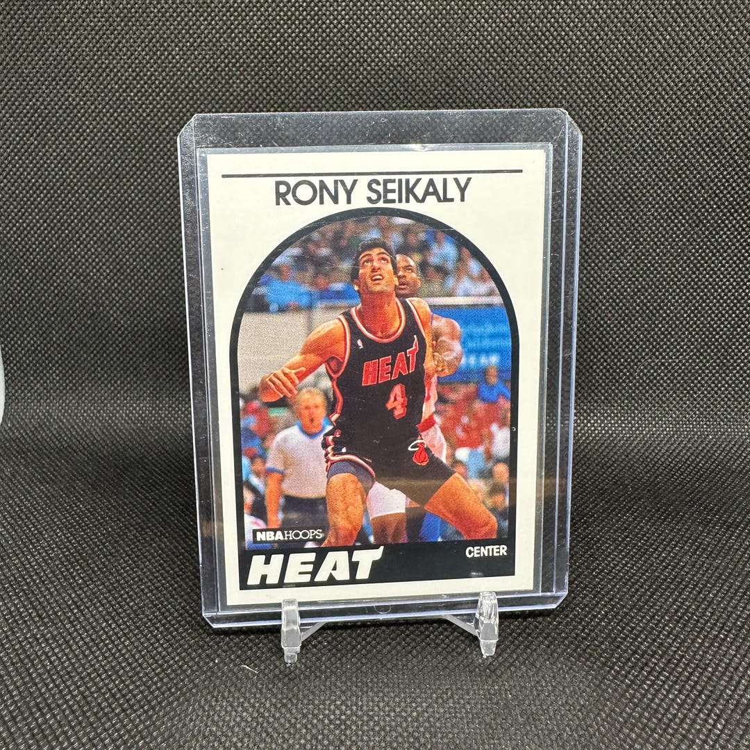 Rony Seikaly 1989 Hoops #243 ROOKIE CARD - Etsy