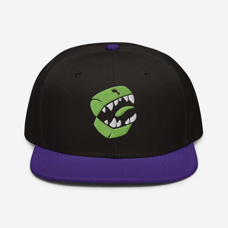 Mimic Hat, Embroidered Cap, Dnd-inspired Snapback, Fantasy Monster Cap ...