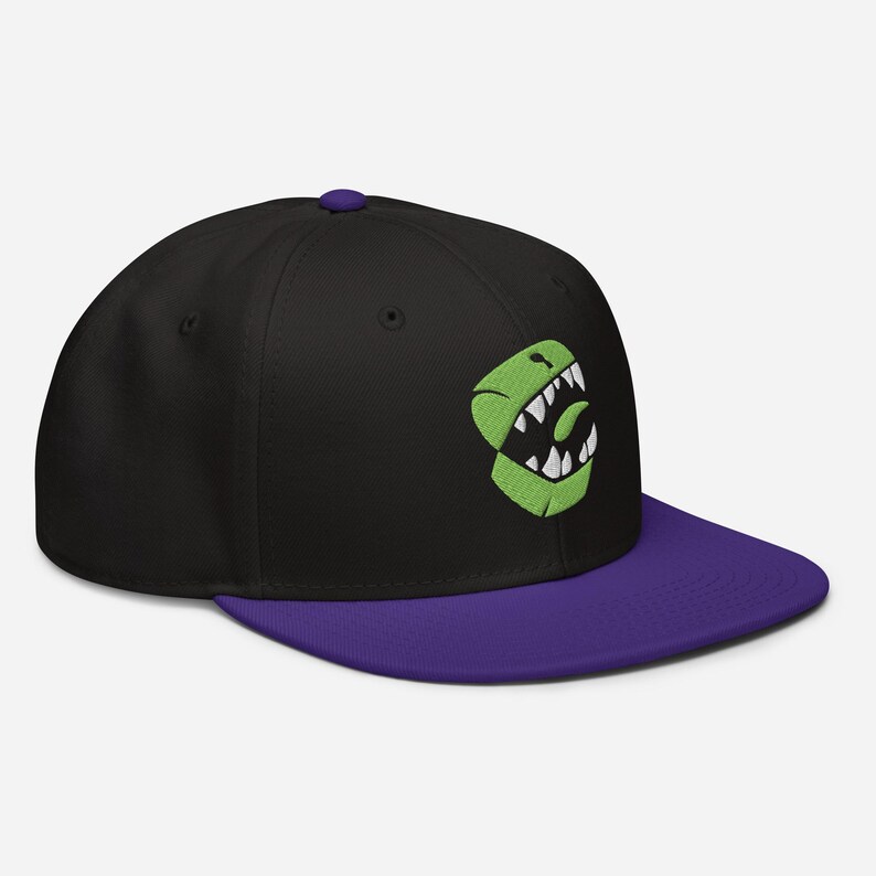 Mimic Hat, Embroidered Cap, Dnd-inspired Snapback, Fantasy Monster Cap ...