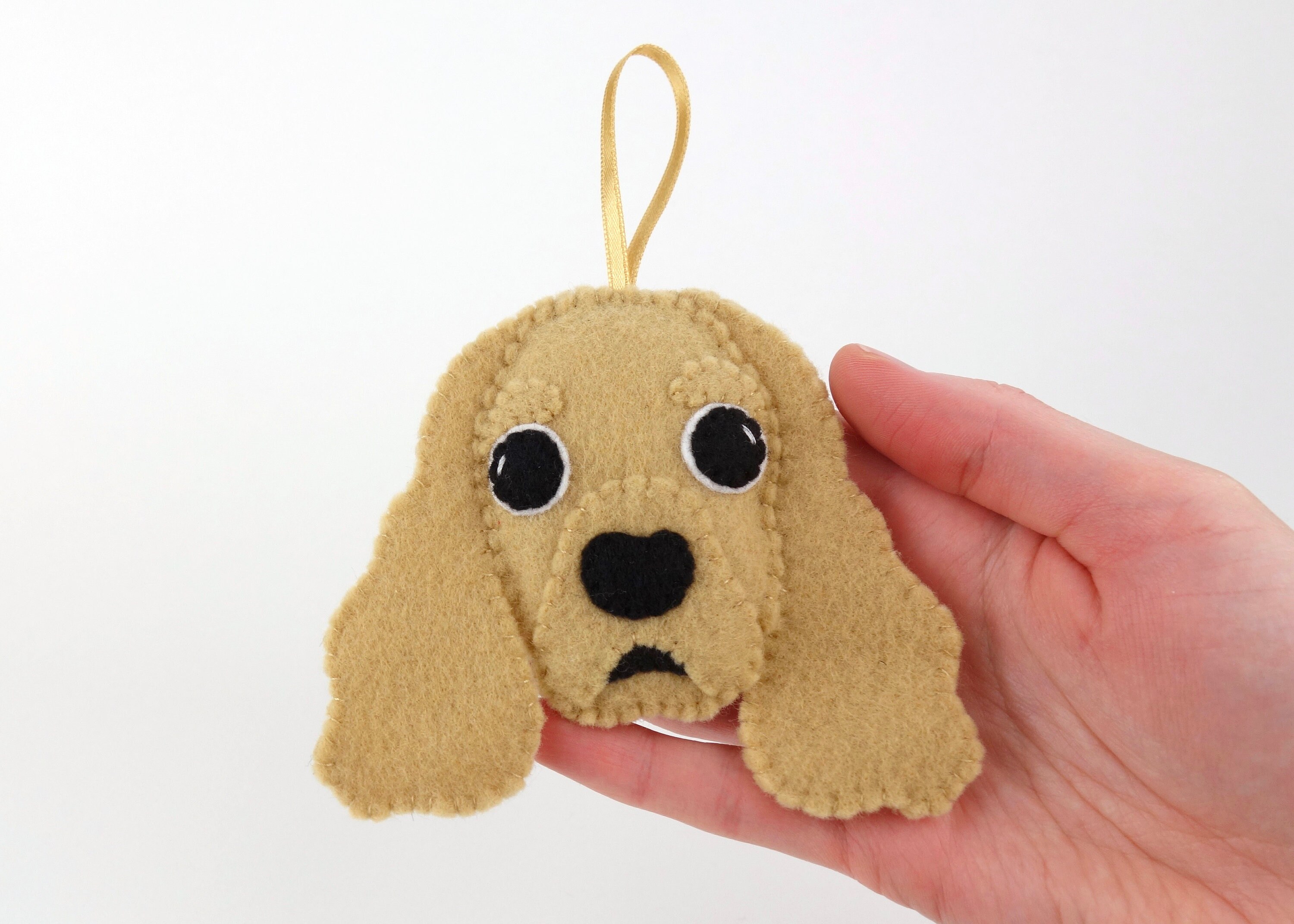 Cocker Spaniel Felt Dog Ornament / Decoration | Etsy