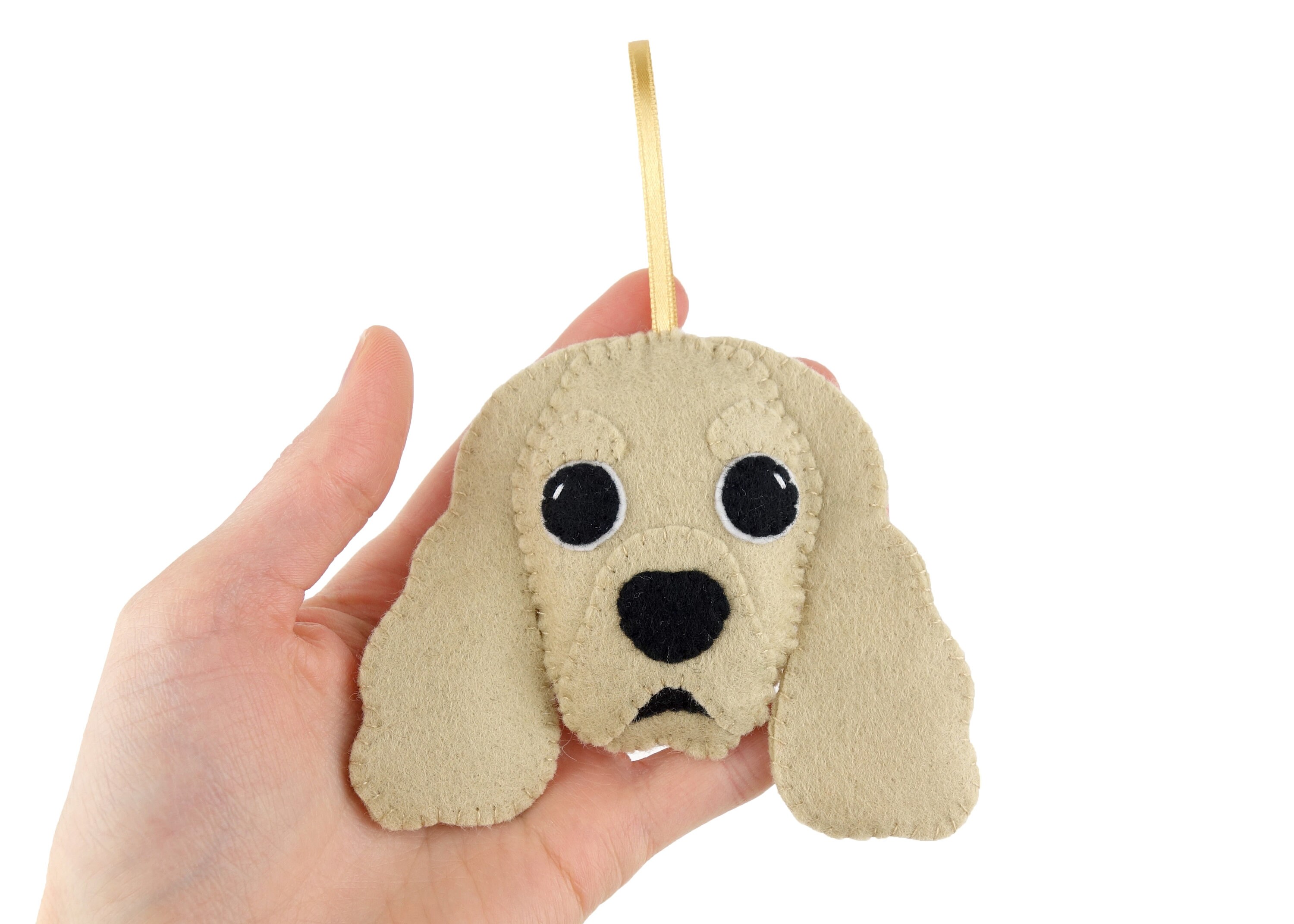 Cocker Spaniel Felt Dog Ornament / Decoration - Etsy UK