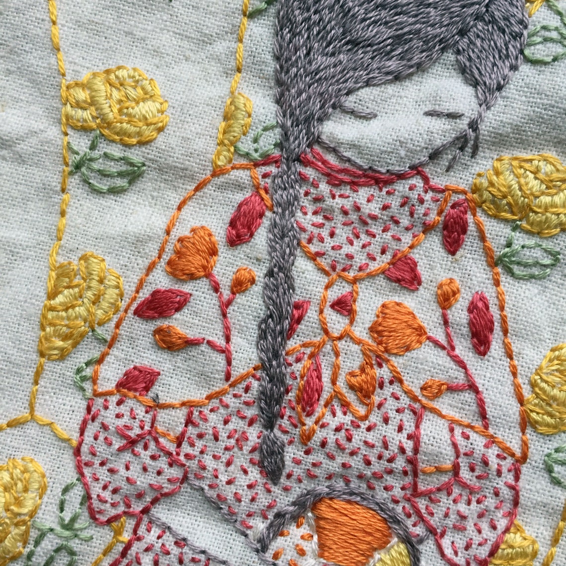 Lilipopo Quilter Hand Embroidery Pattern PDF - Etsy