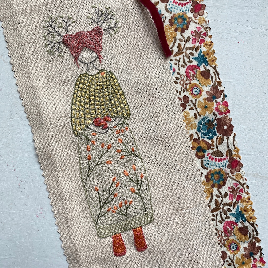 LiliPopo Mother Nature hand embroidery pdf pattern | Etsy