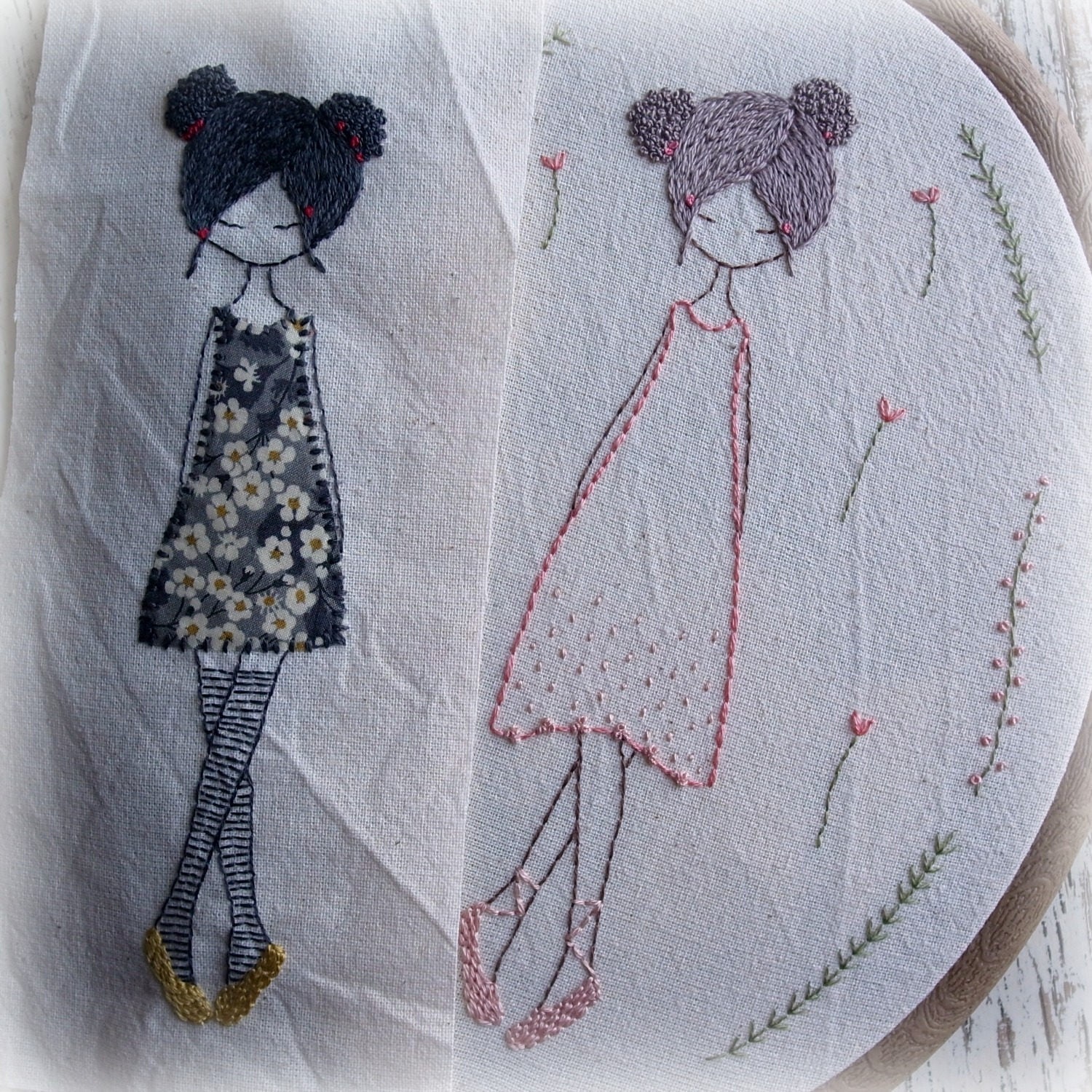 Ballet Dancers Hand Embroidery Pattern Pdf - Etsy Australia