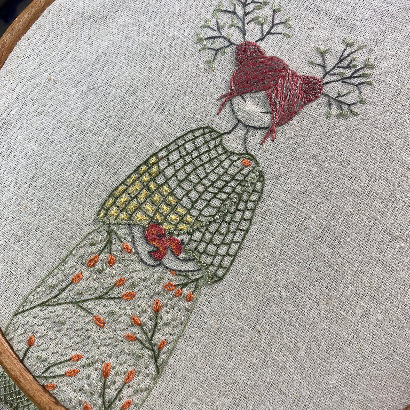 LiliPopo Mother Nature hand embroidery pdf pattern | Etsy