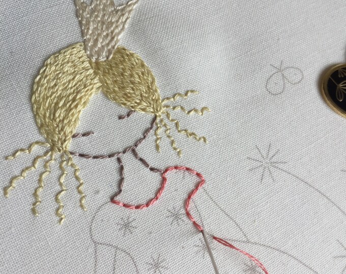 Princess Embroidery Panel - Etsy