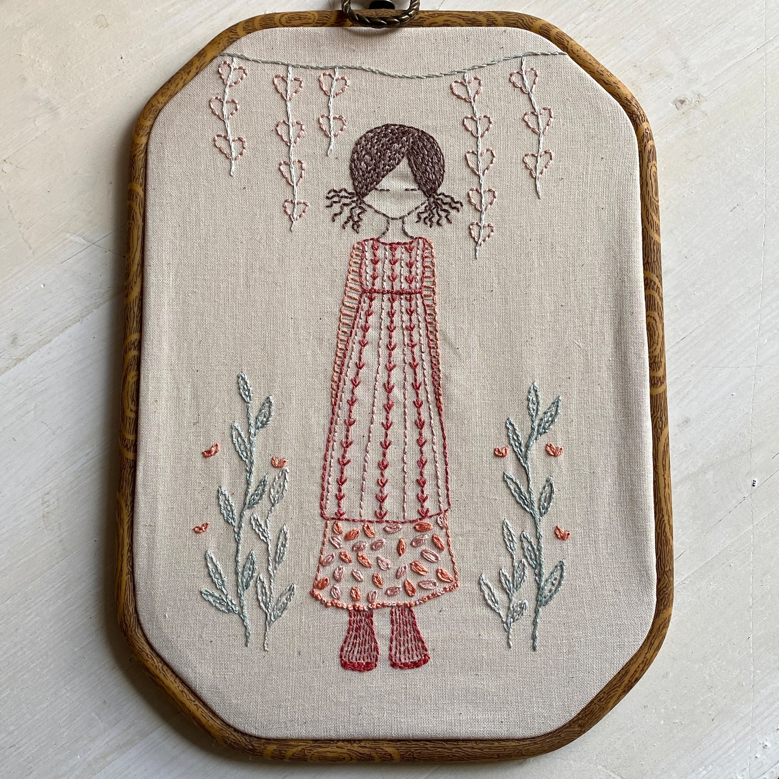In the Garden Hand Embroidery Pattern Pdf - Etsy