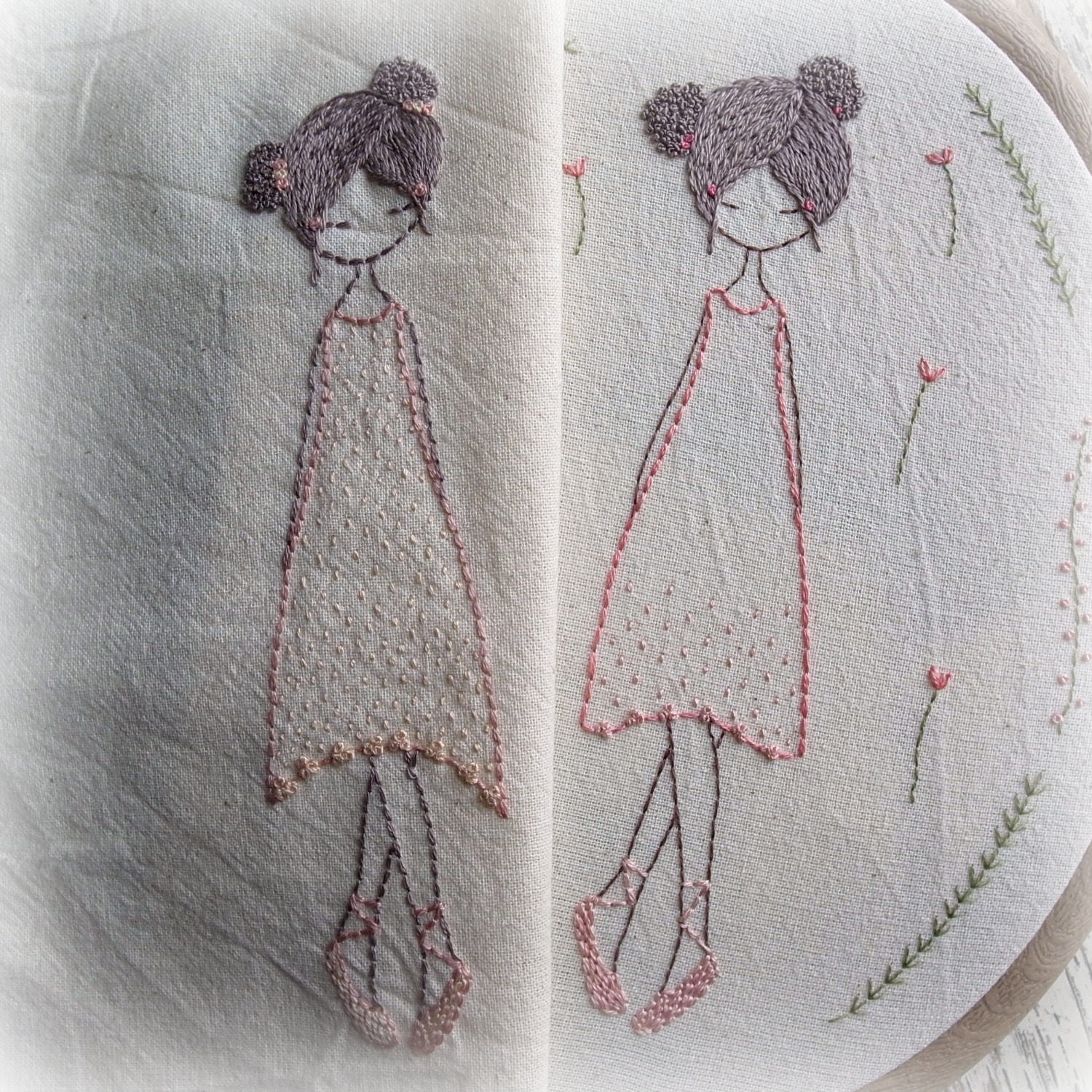 Ballet Dancers Hand Embroidery Pattern Pdf - Etsy Australia