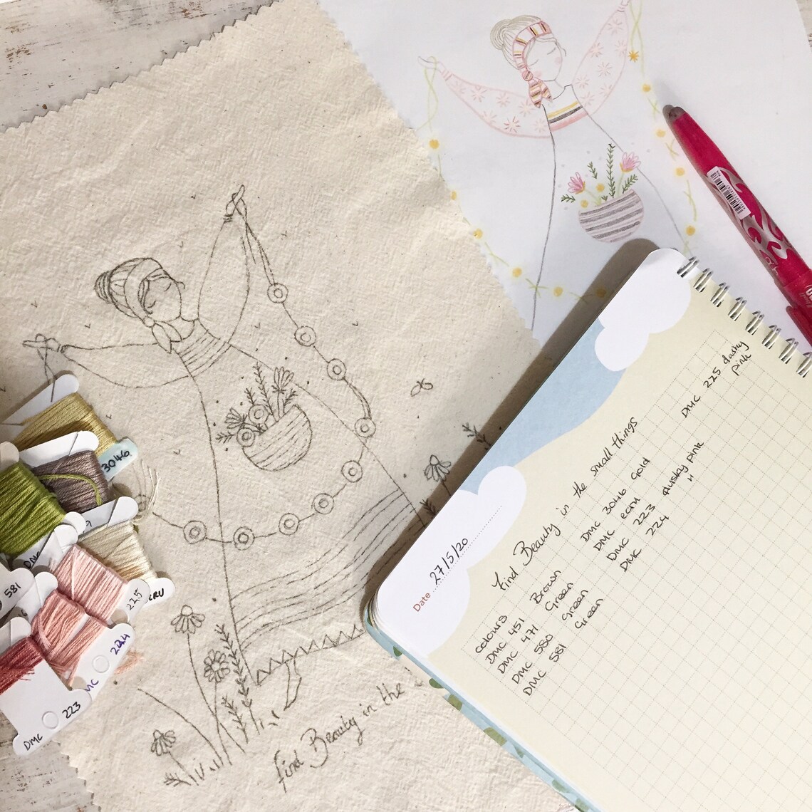 Find Beauty Lilipopo Embroidery Pattern PDF - Etsy Canada