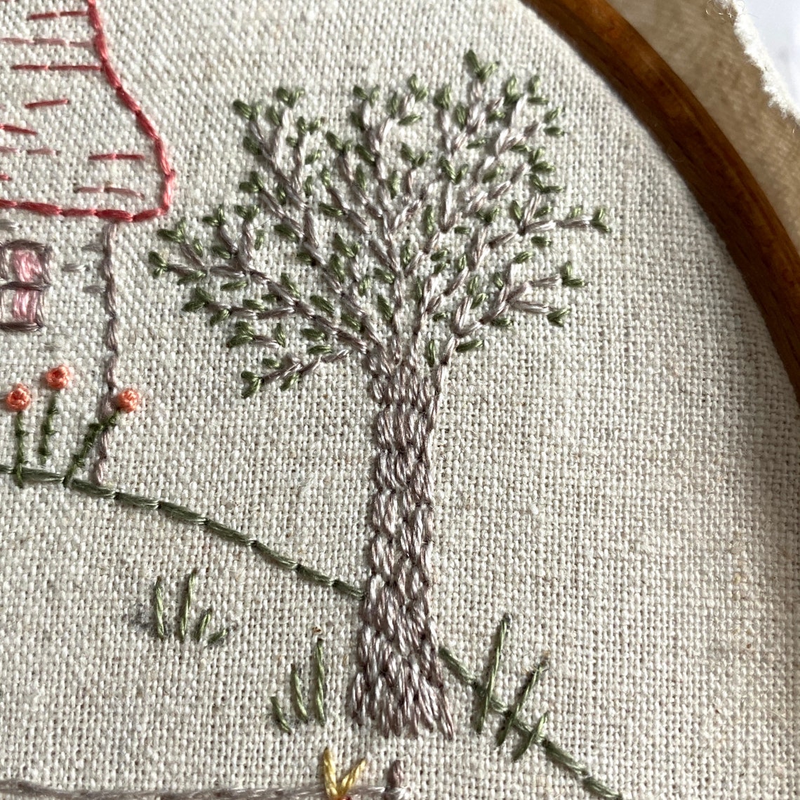 Little House Hand Embroidery PDF Pattern - Etsy