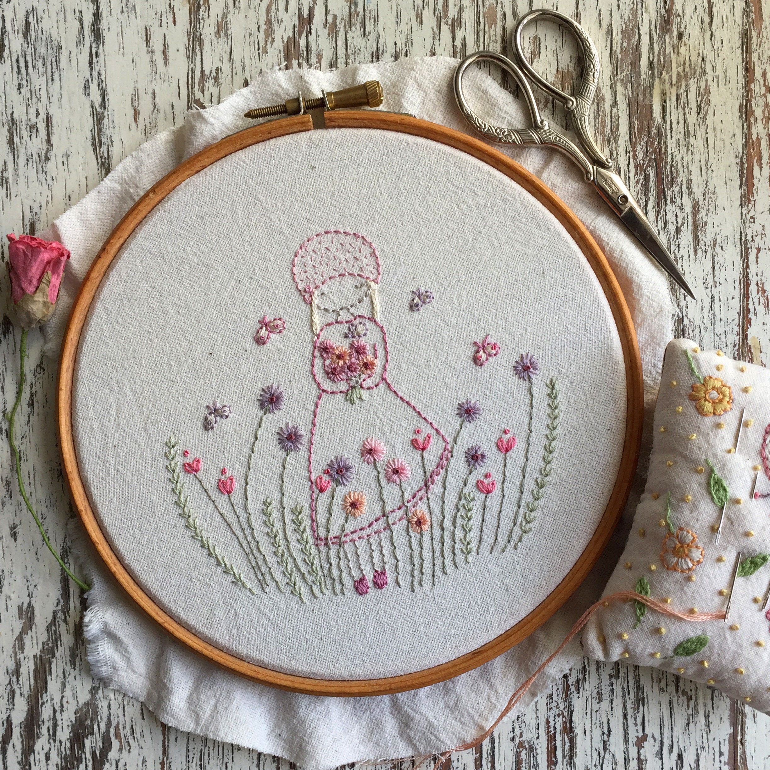Butterfly Girls Embroidery Pattern PDF - Etsy UK