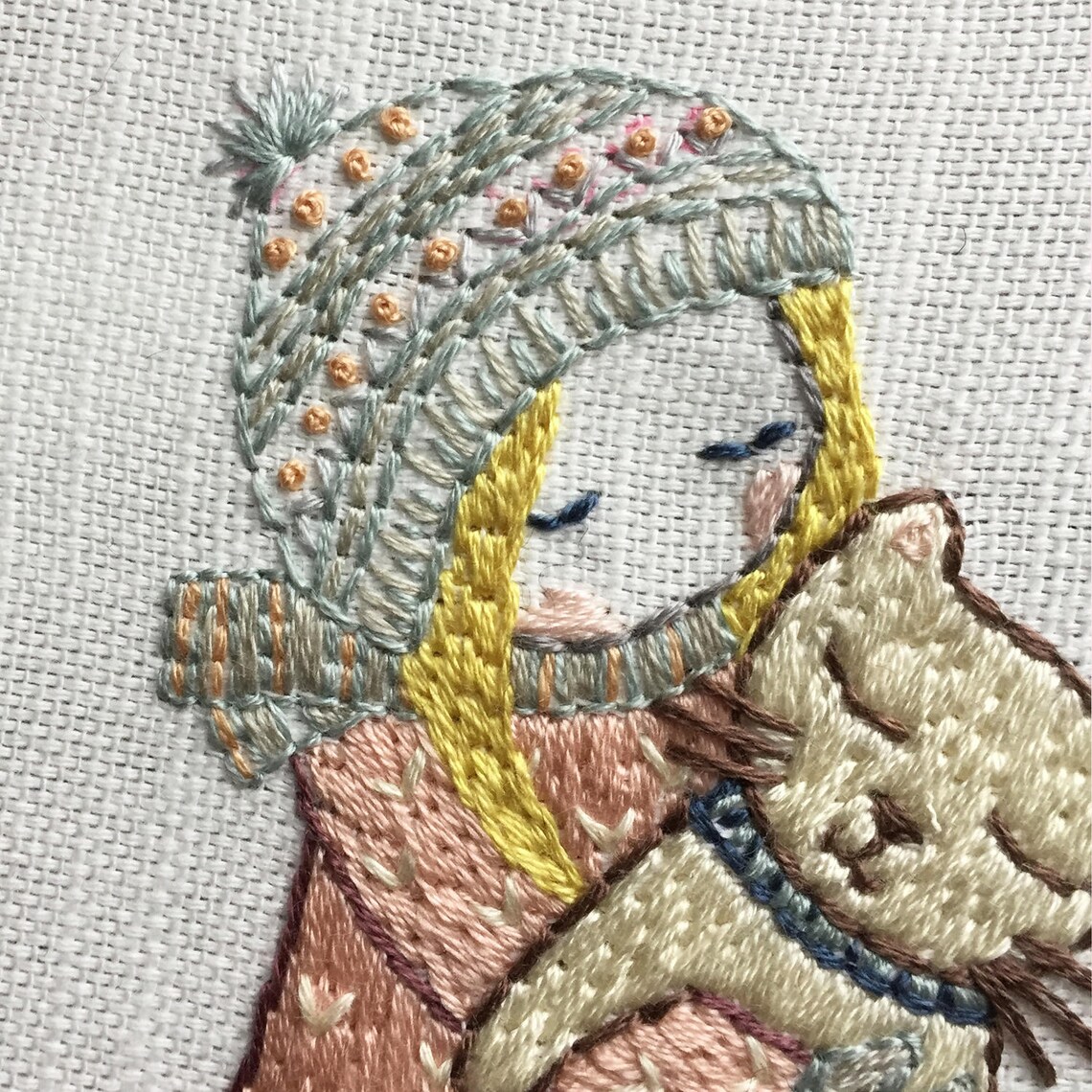 Kitty Hand Embroidery Pattern PDF - Etsy