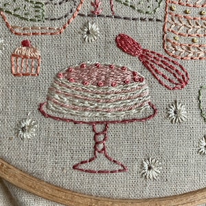 Baking Day Hand Embroidery Pdf Pattern - Etsy
