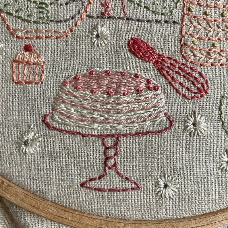 Baking Day Hand Embroidery Pdf Pattern - Etsy