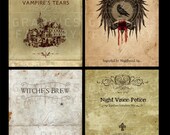 Items similar to 4 Halloween / Vintage / Gothic / Victorian Digital ...